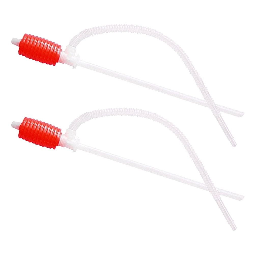 HOMEMAXS 2 Pcs Manual Oil Pump for Car Gasoline Siphon Hose Transfer ...