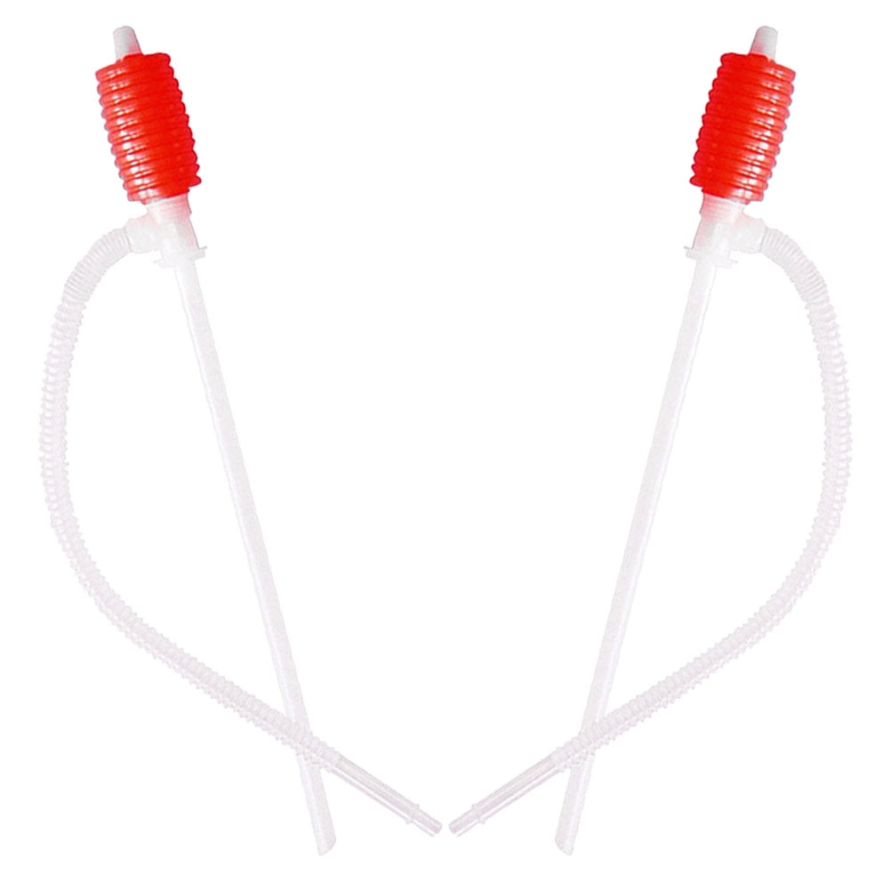 HOMEMAXS 2 Pcs Manual Oil Pump for Car Gasoline Siphon Hose Transfer ...