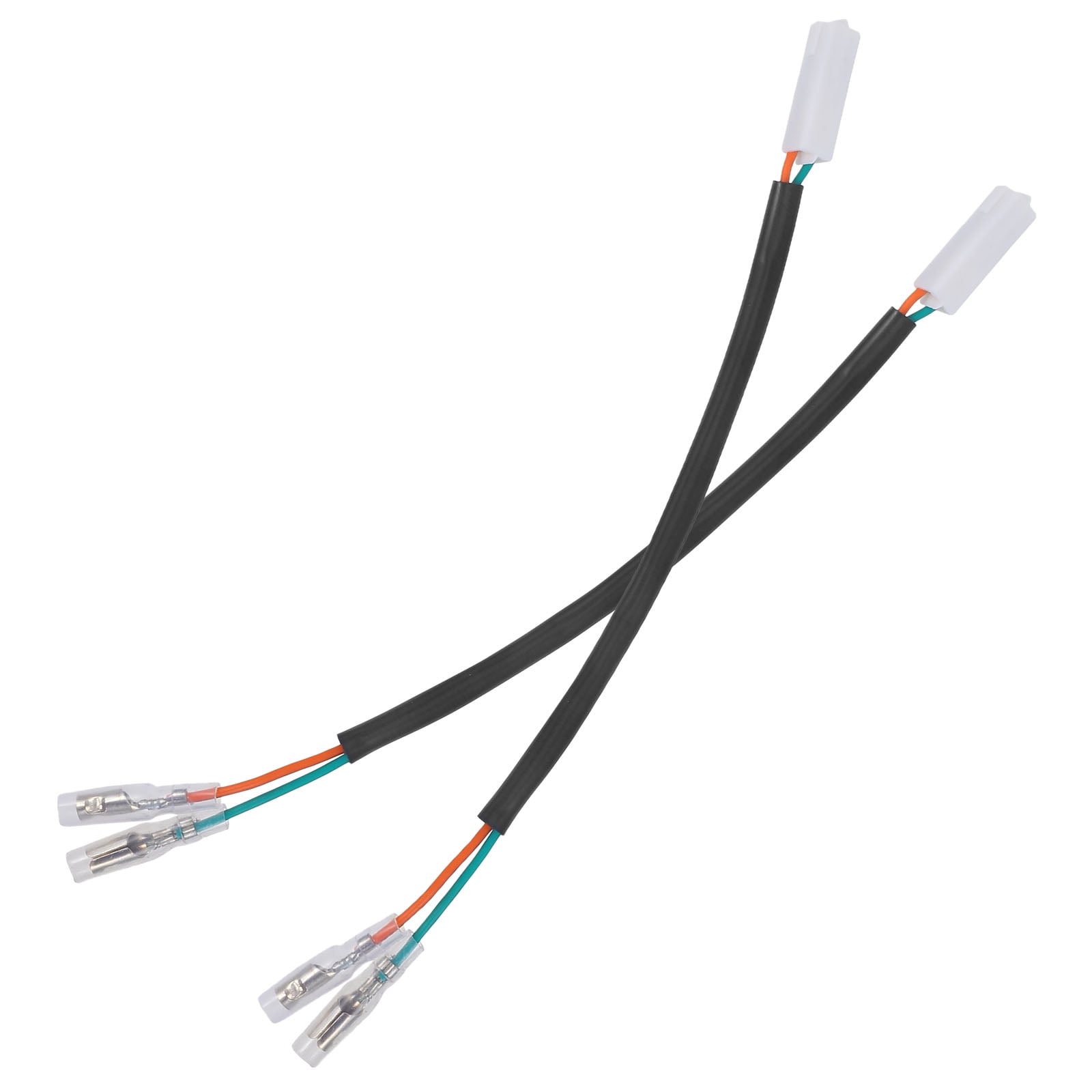 2 Pcs Motorcycle Signal Light Plugs Turn Adapter Cable - Walmart.com