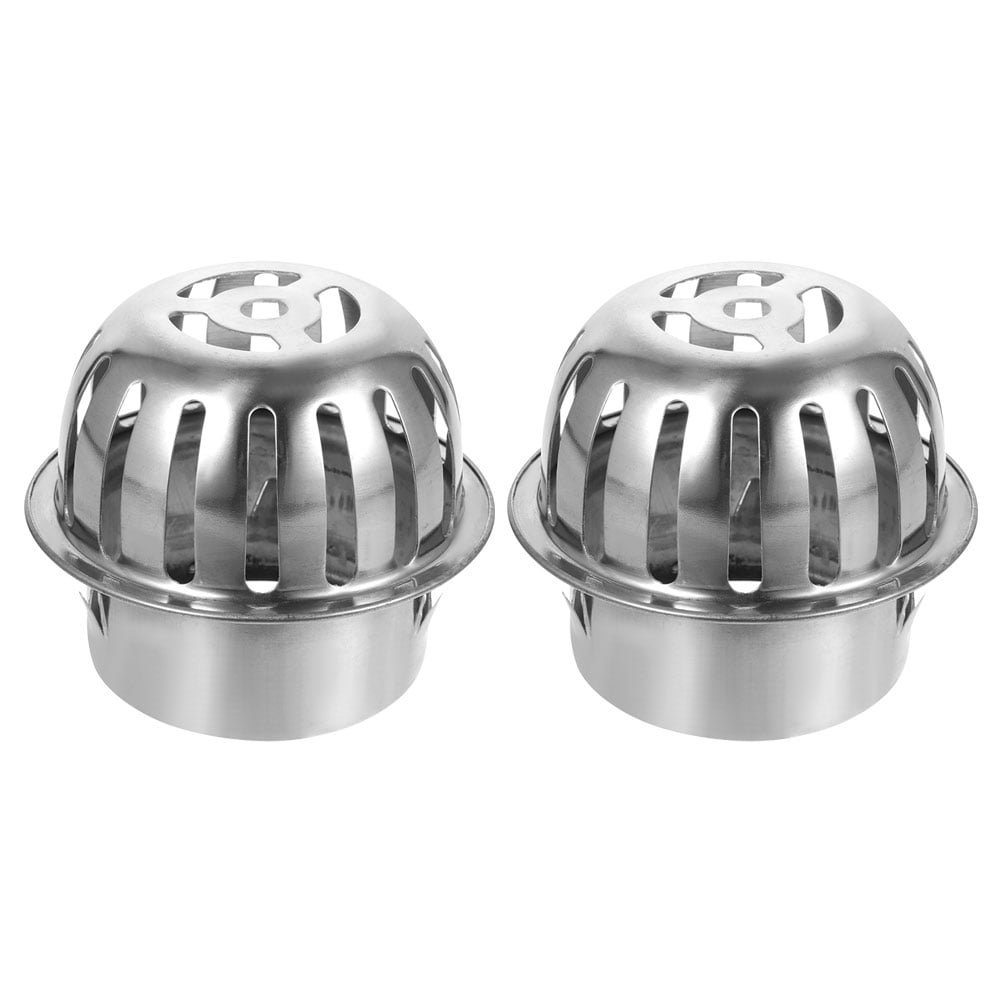 HOMEMAXS 2 Pcs Outdoor Stainless Steel Floor Drain Cover For Balconies ...