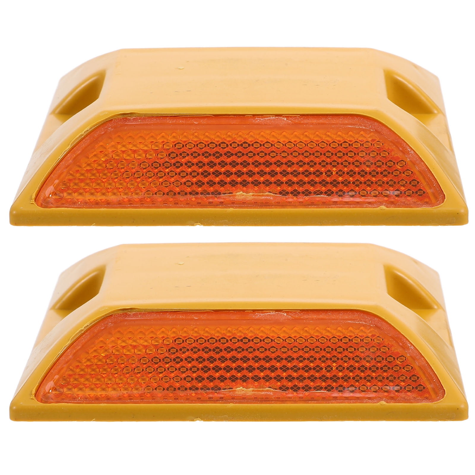 HOMEMAXS 2 Pcs Pathway Lights Reflective Plastic Road Signs - Walmart.com