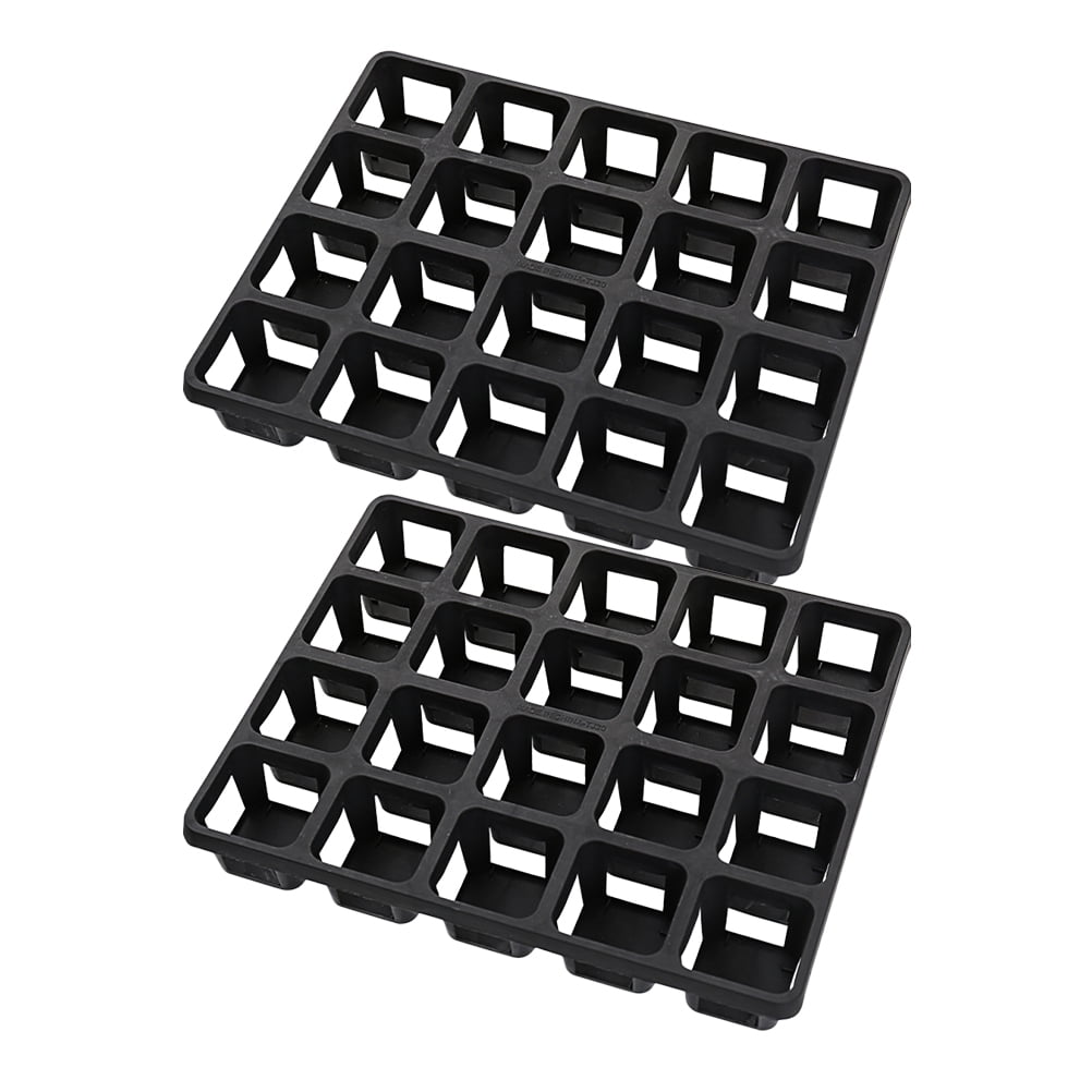 HOMEMAXS 2 Pcs Plant Growing Boxes Racks Greenhouse Sowing Tray Holders ...