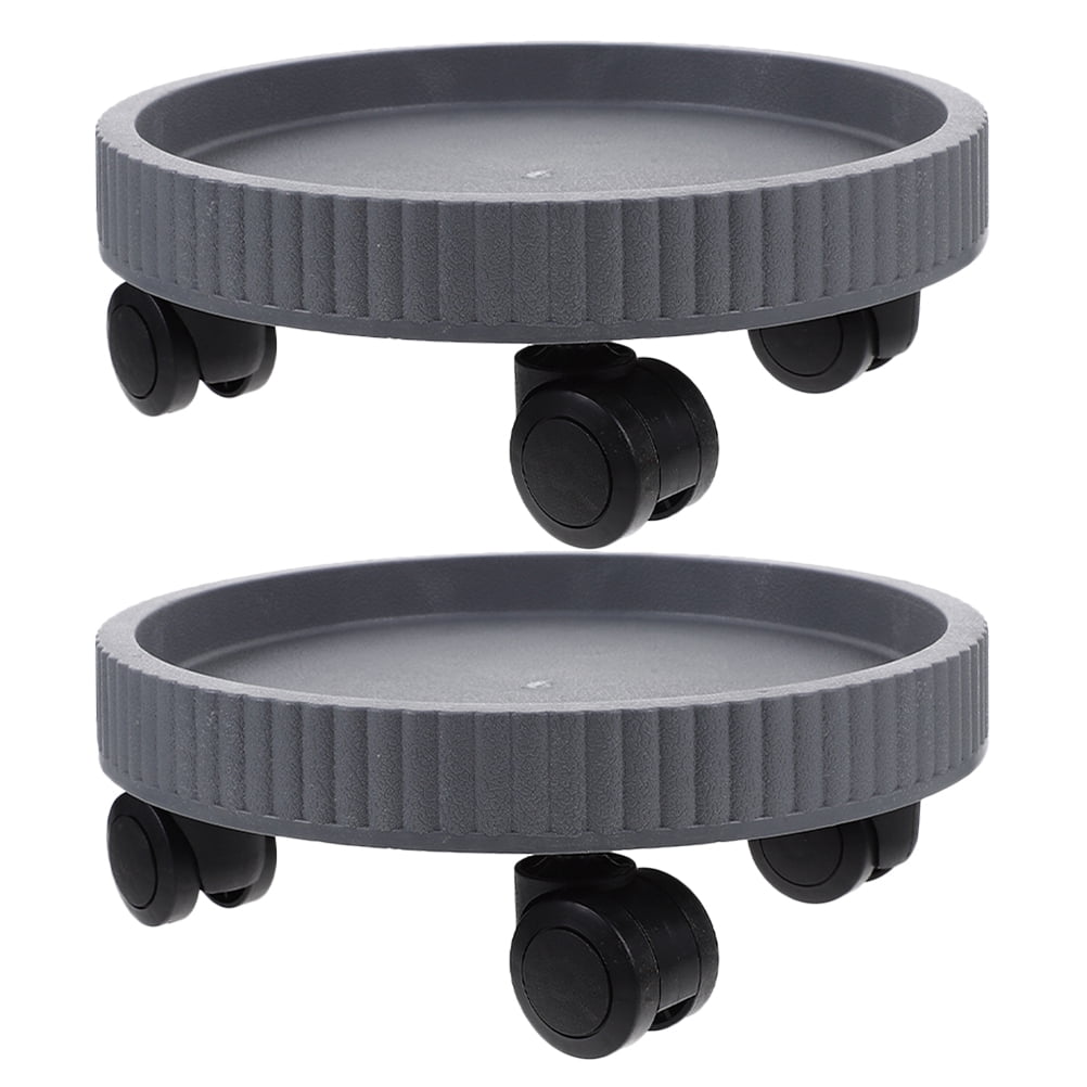 2pcs Movable Plant Stand with Wheels for Indoor Planter Plate and ...