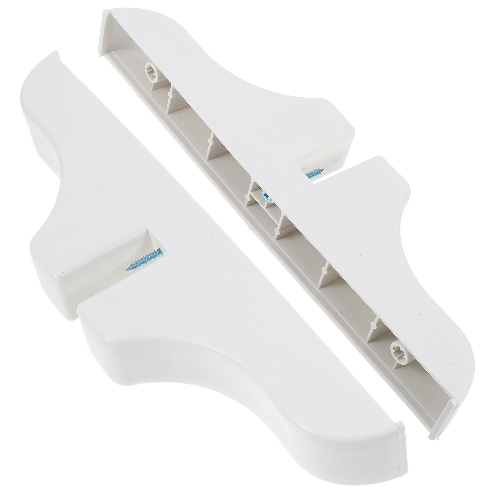 HOMEMAXS 2 Pcs Plastic Divider Base Room Divider Stand Screen Partition ...