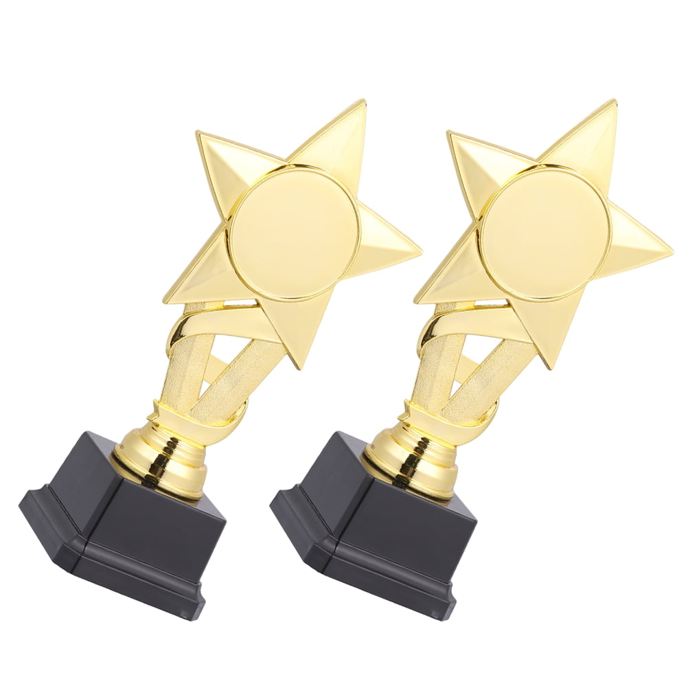 HOMEMAXS 2 Pcs Plastic Star Trophies Party Supplies Carnival Prize ...