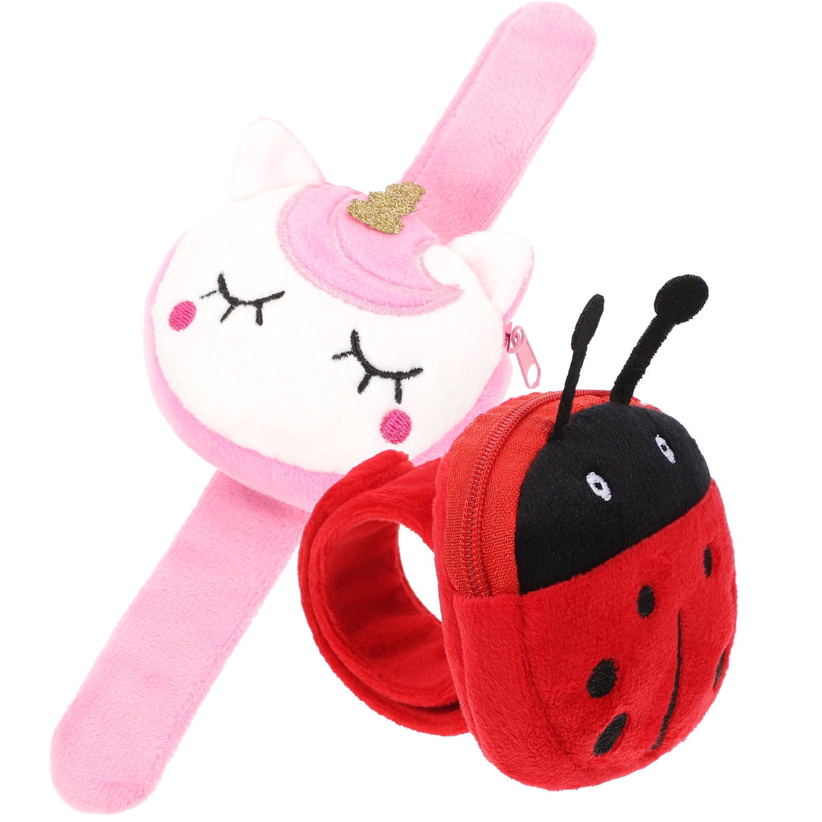 2 Pcs Plush Slap Bracelet Toddlers Snap Stuffy Child Baby - Walmart.com