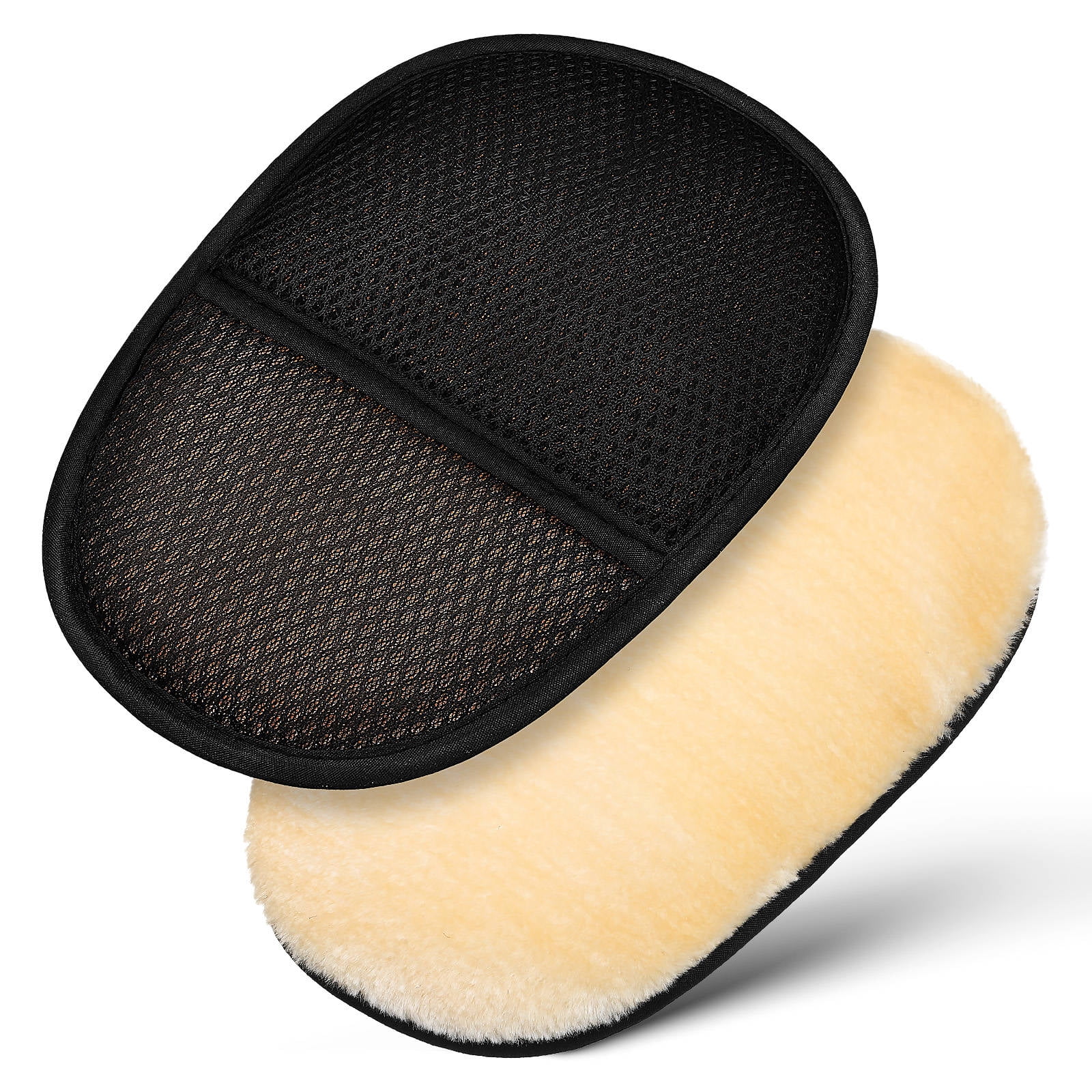 HOMEMAXS 2 Pcs Polishing and Waxing Gloves Car for Sponge Cleaning ...