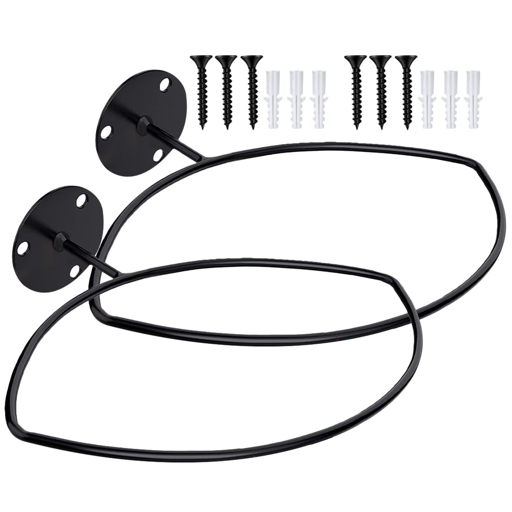 HOMEMAXS 2 Pcs Rack Rugby Wall Mount Sports Display Fitness - Walmart.com