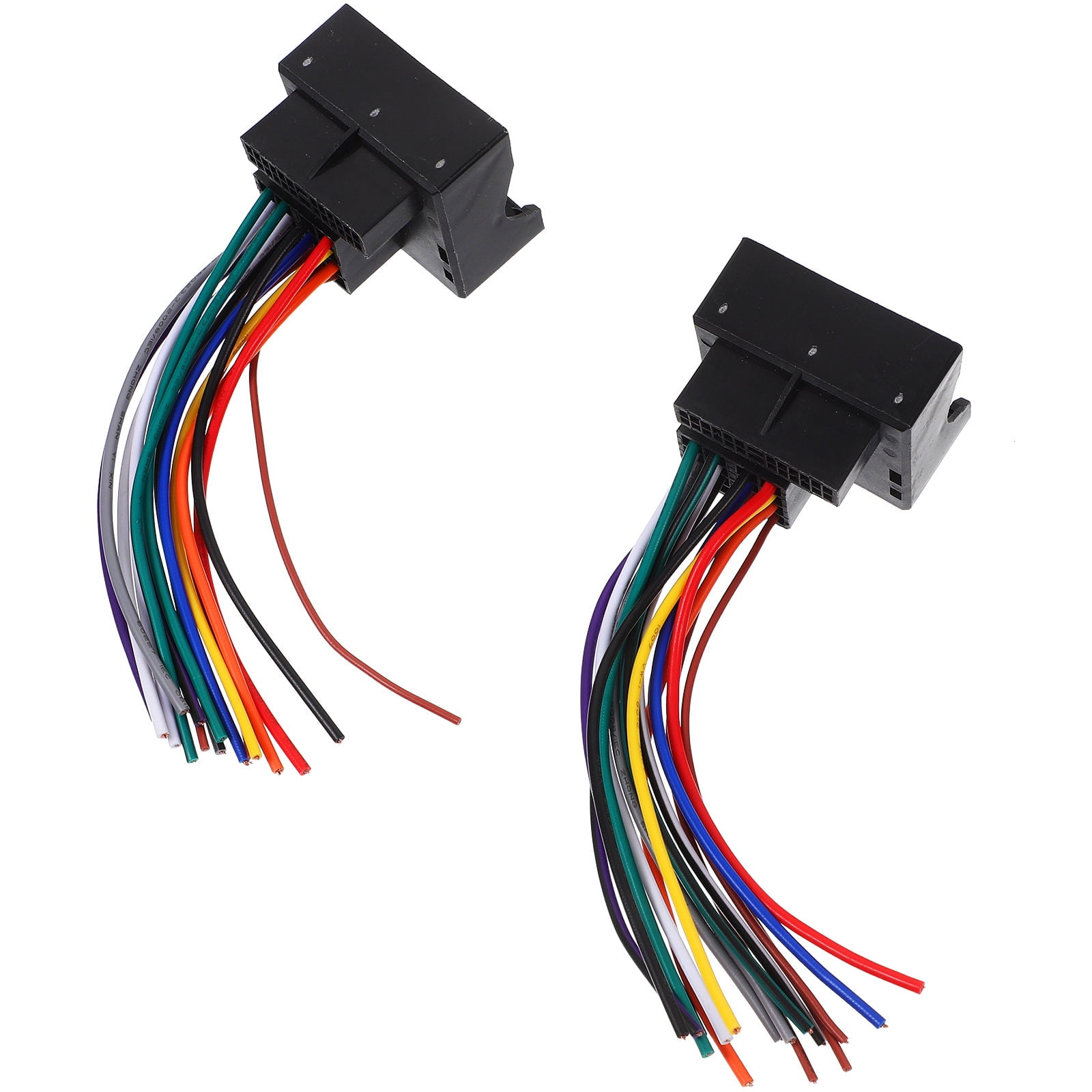 HOMEMAXS 2 Pcs Radio Wire Clips Wiring Harness Adapter Automotive ...