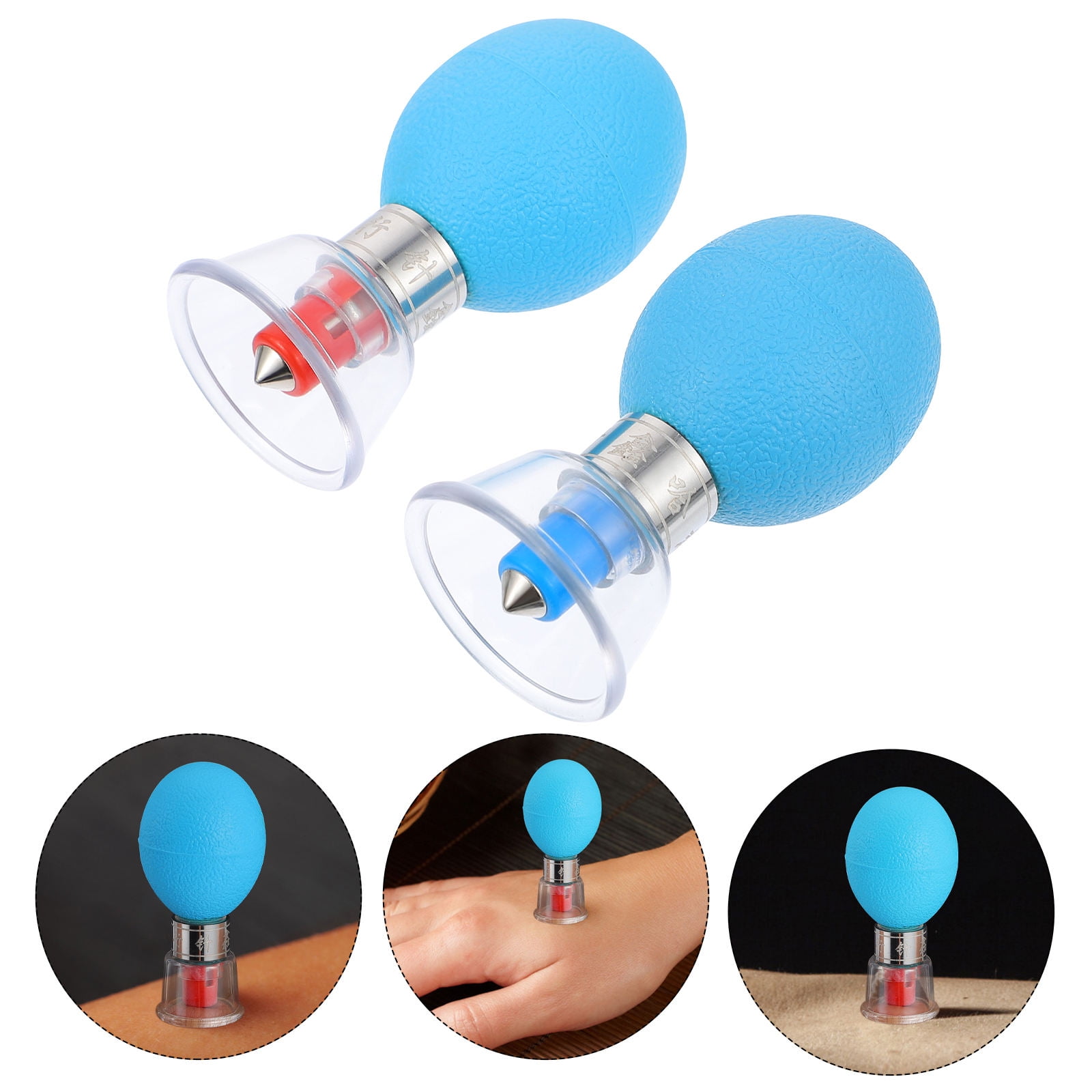 HOMEMAXS 2Pcs Negative Pressure Cupping Simple Body Cupping Device ...
