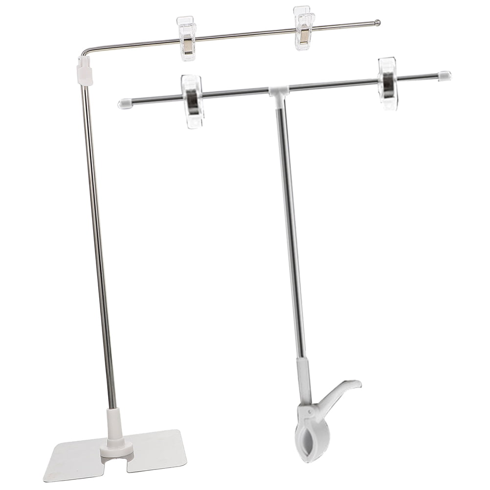 HOMEMAXS 2 Pcs Retail Display Retractable Banner Stand Portable Poster ...