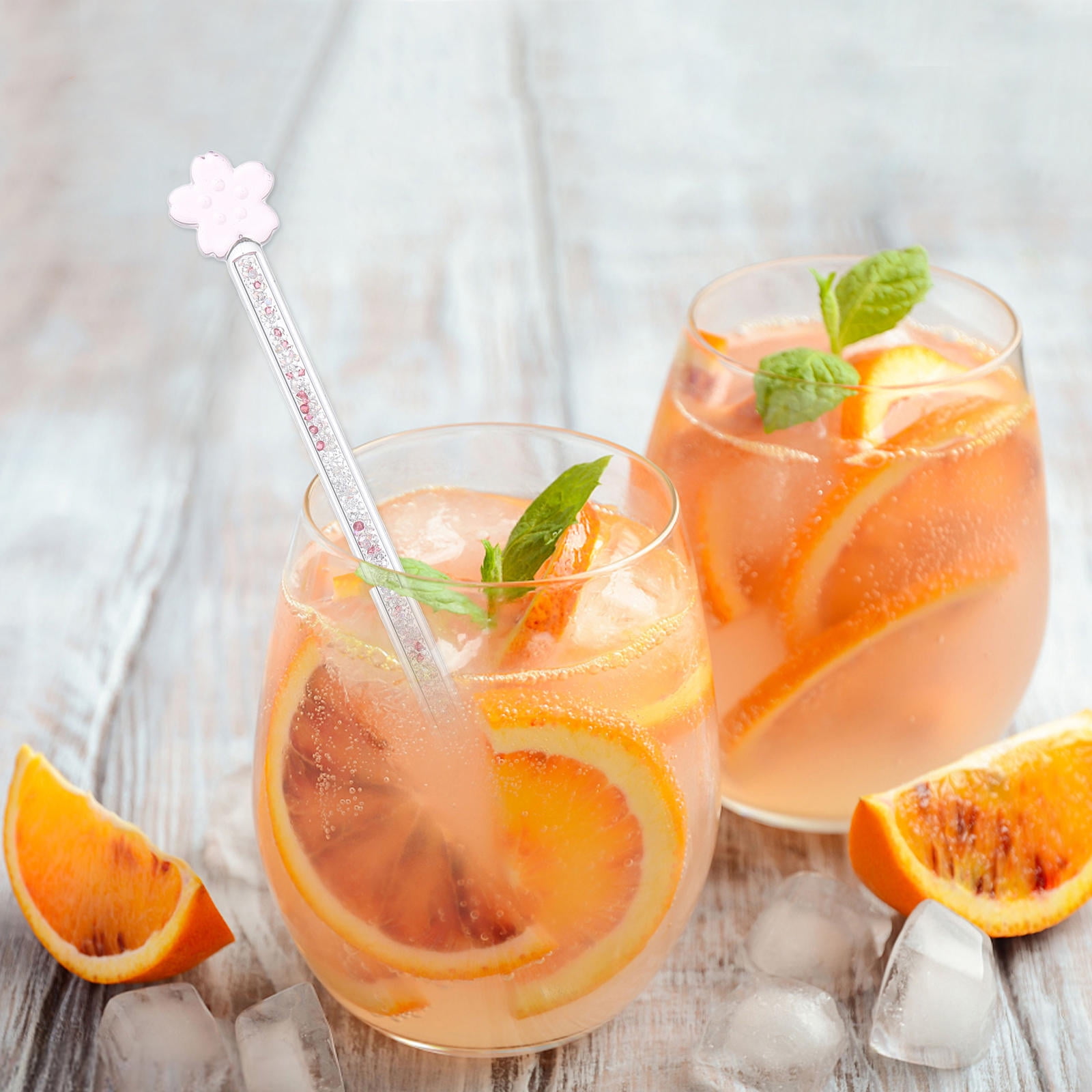 HOMEMAXS 2 Pcs Rod Coffee Glass Stirring Sundae Stirrer Versatile Drink ...