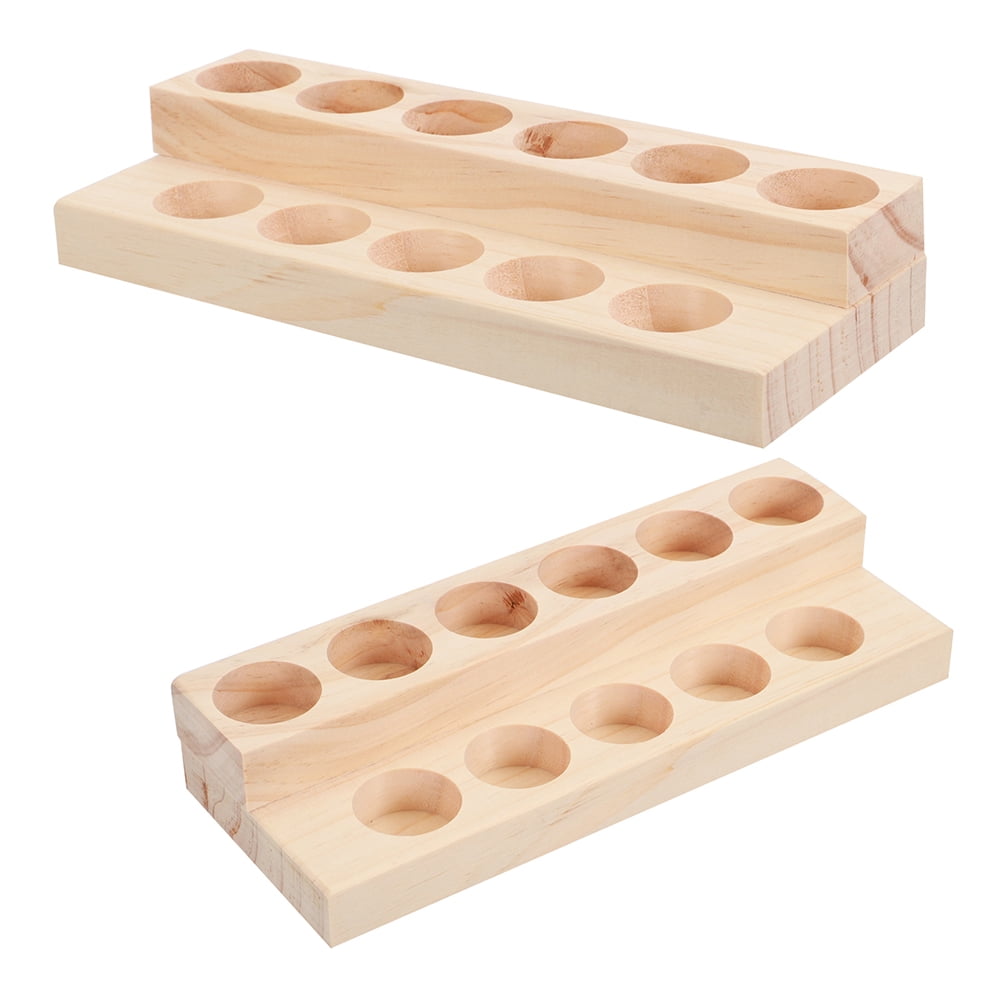 2Pcs Essential Oil Display Racks Storage Organizers for Bottles with ...