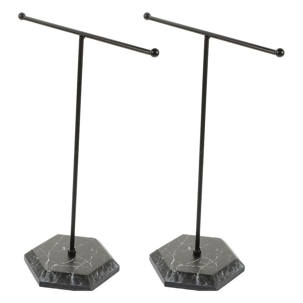 HOMEMAXS 2 Pcs Simple Jewelry Stand Groove Design Vial Breaker Necklace ...