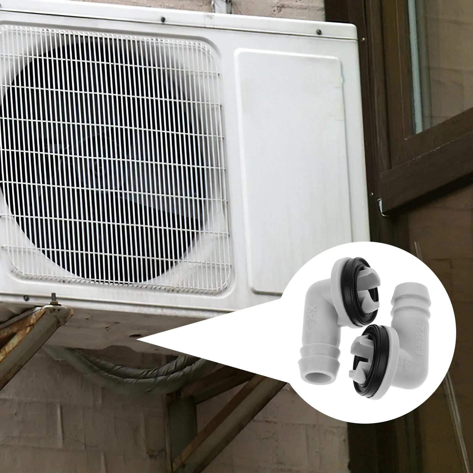 HOMEMAXS 2 Pcs Split Ac Unit Hose Fitting Air Conditioner Supplies ...