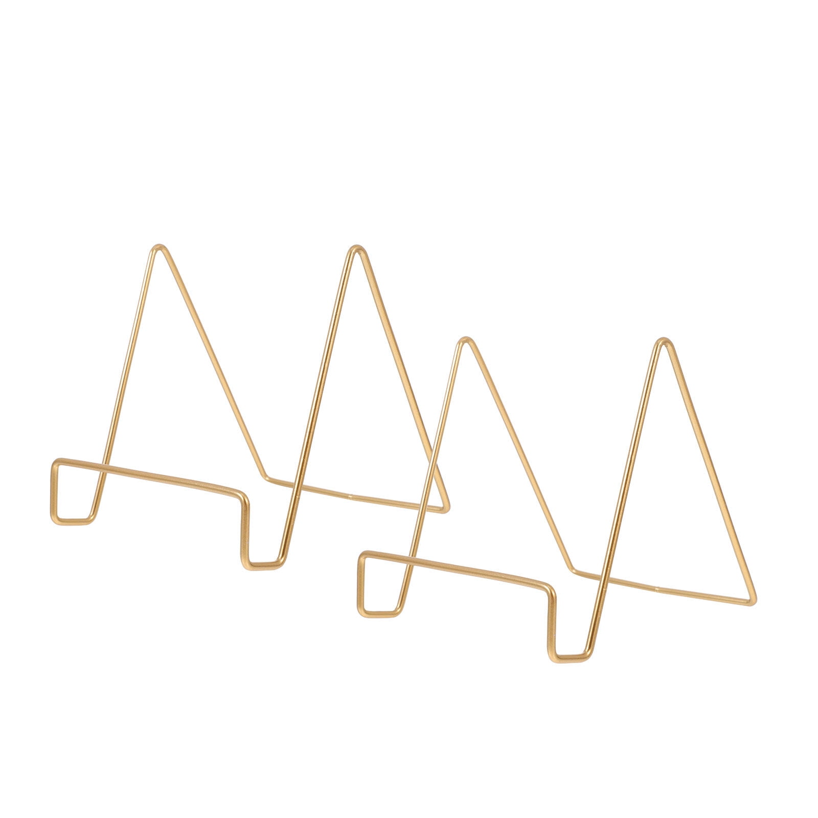 2 Pcs Stable Photo Holder Display Rack Frame Holders for Tables Golden ...