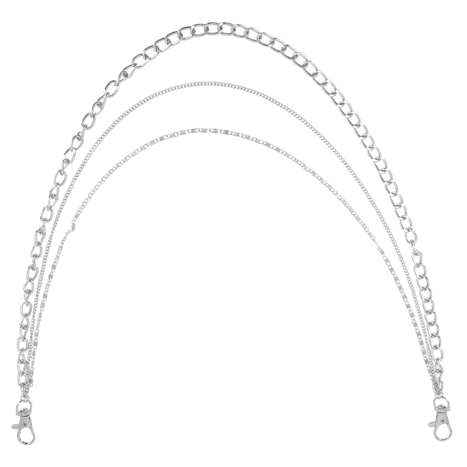 HOMEMAXS 2 Pcs Steampunk Rave Outfits for Women Jeans Chain Trouser ...