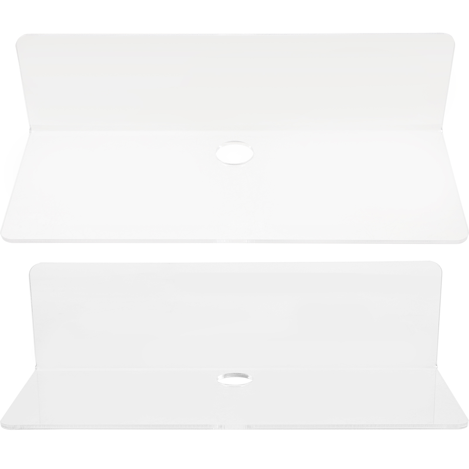 HOMEMAXS 2 Pcs Storage Mounted Display Stand Practical Shelf Bathroom ...