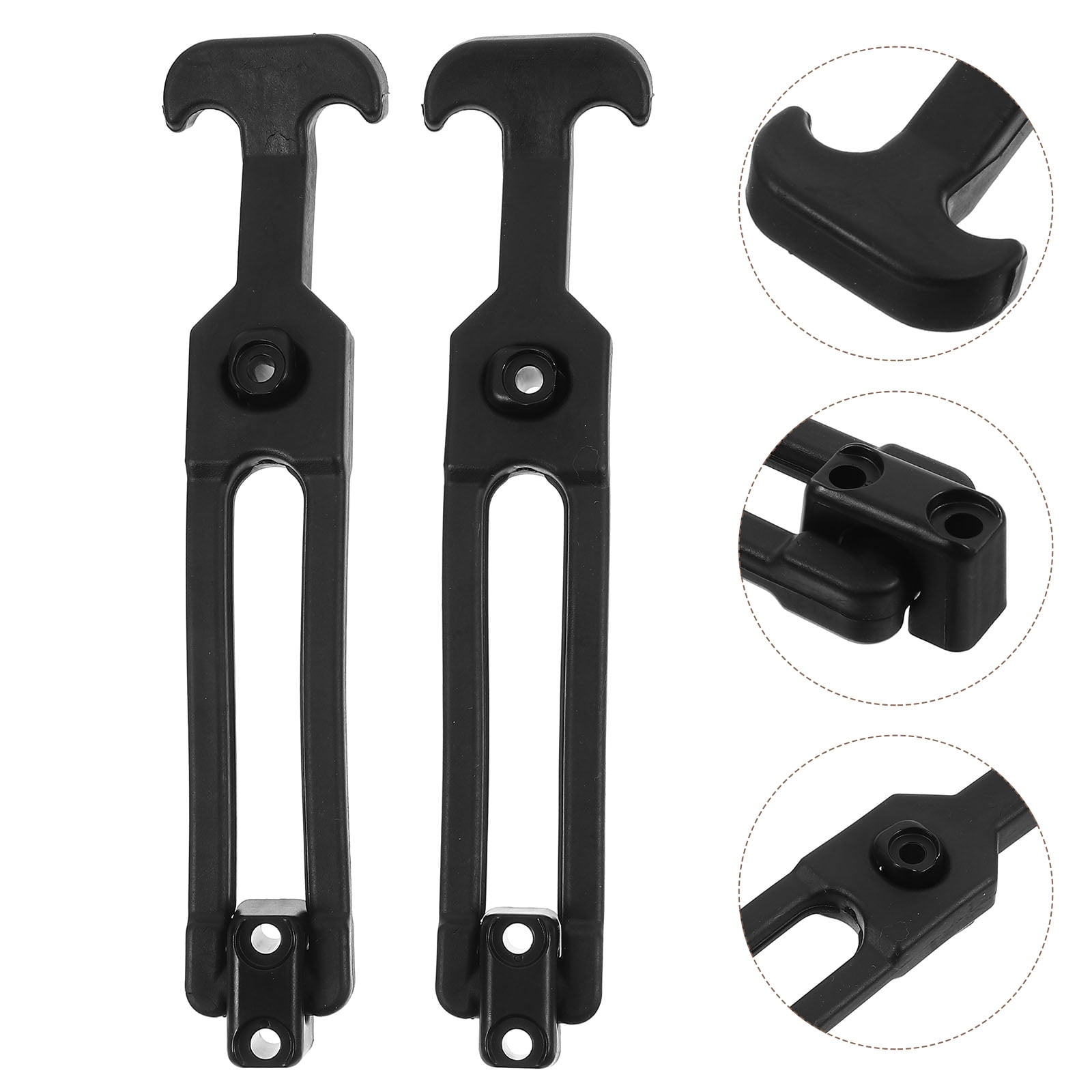 HOMEMAXS 2 Pcs T-handle Hasp Latches Rubber Elastic T-handle Draw ...