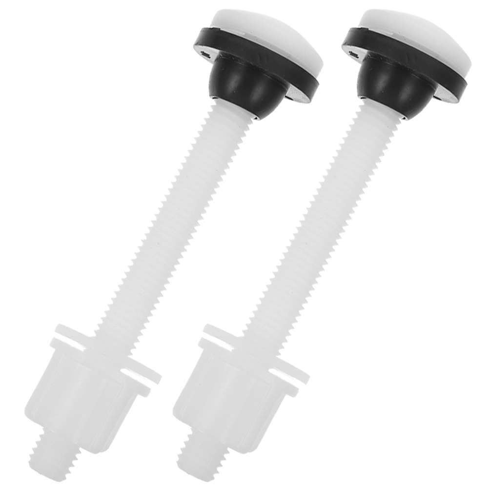 HOMEMAXS 2 Pcs Toilet Screw Parts Flusher Seats Potty for Bolts White ...