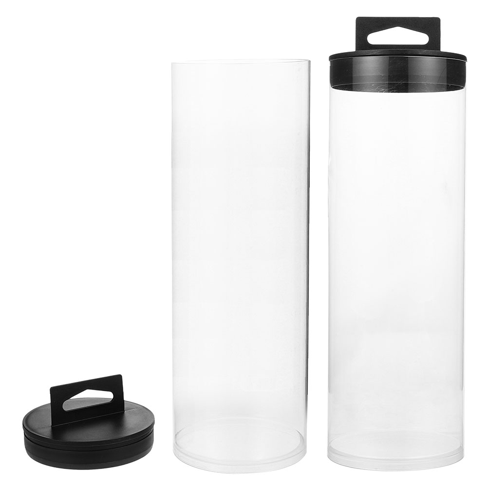 HOMEMAXS 2 Pcs Transparent Tennis Tube Storage Container Soccer Net ...