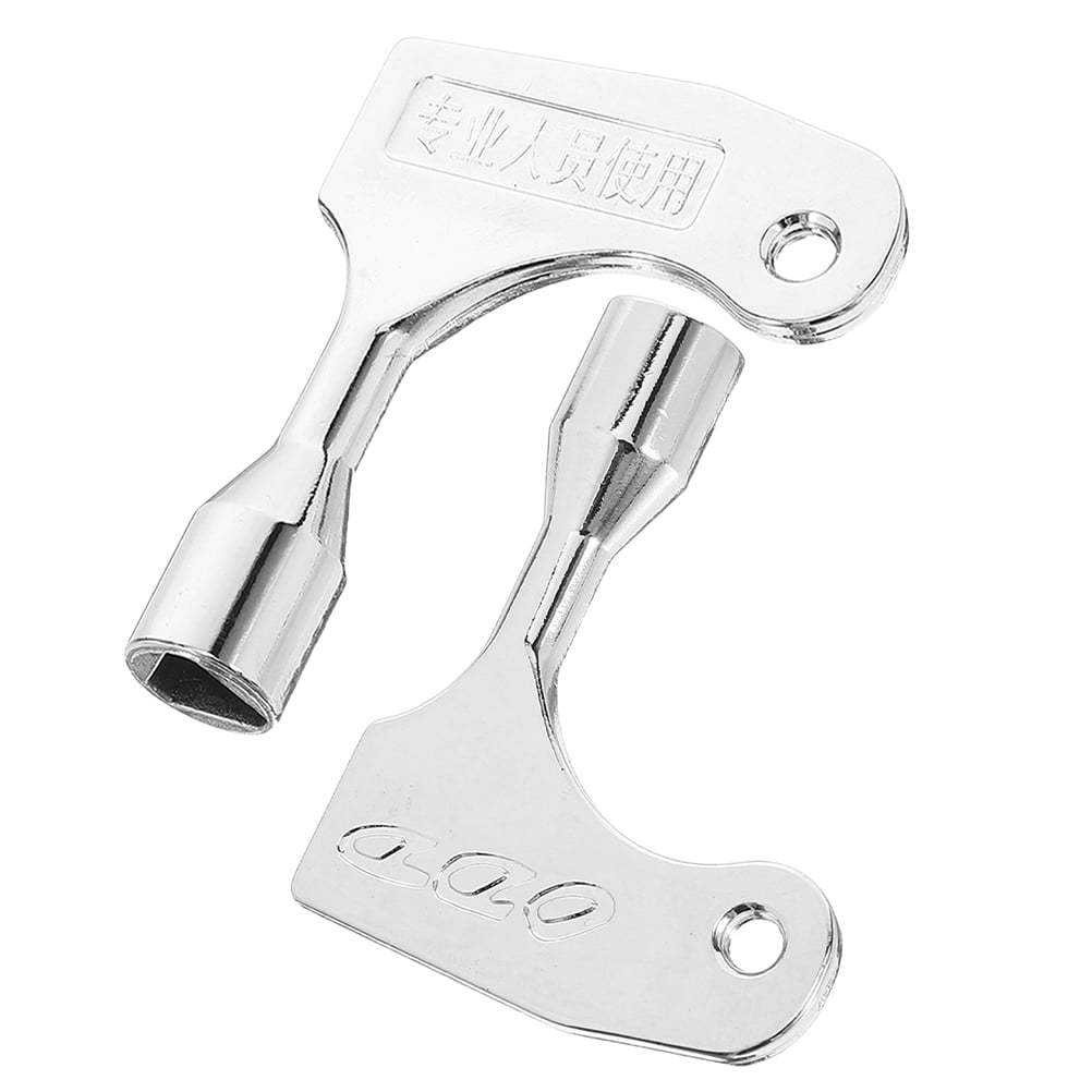 2 Pcs Triangle Spanner Key Utility Service Key Gas Electric Elevator ...
