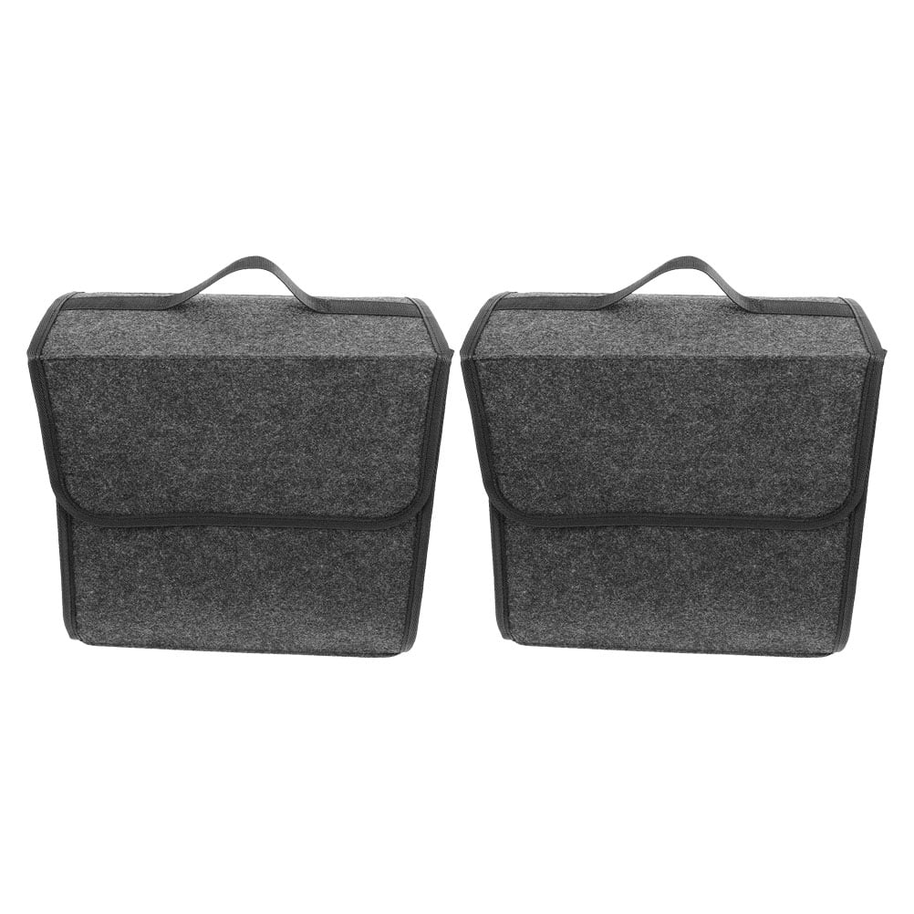 HOMEMAXS 2 Pcs Vehicle Trunk Organizer Automotive Bin Vault Cars Lifter ...