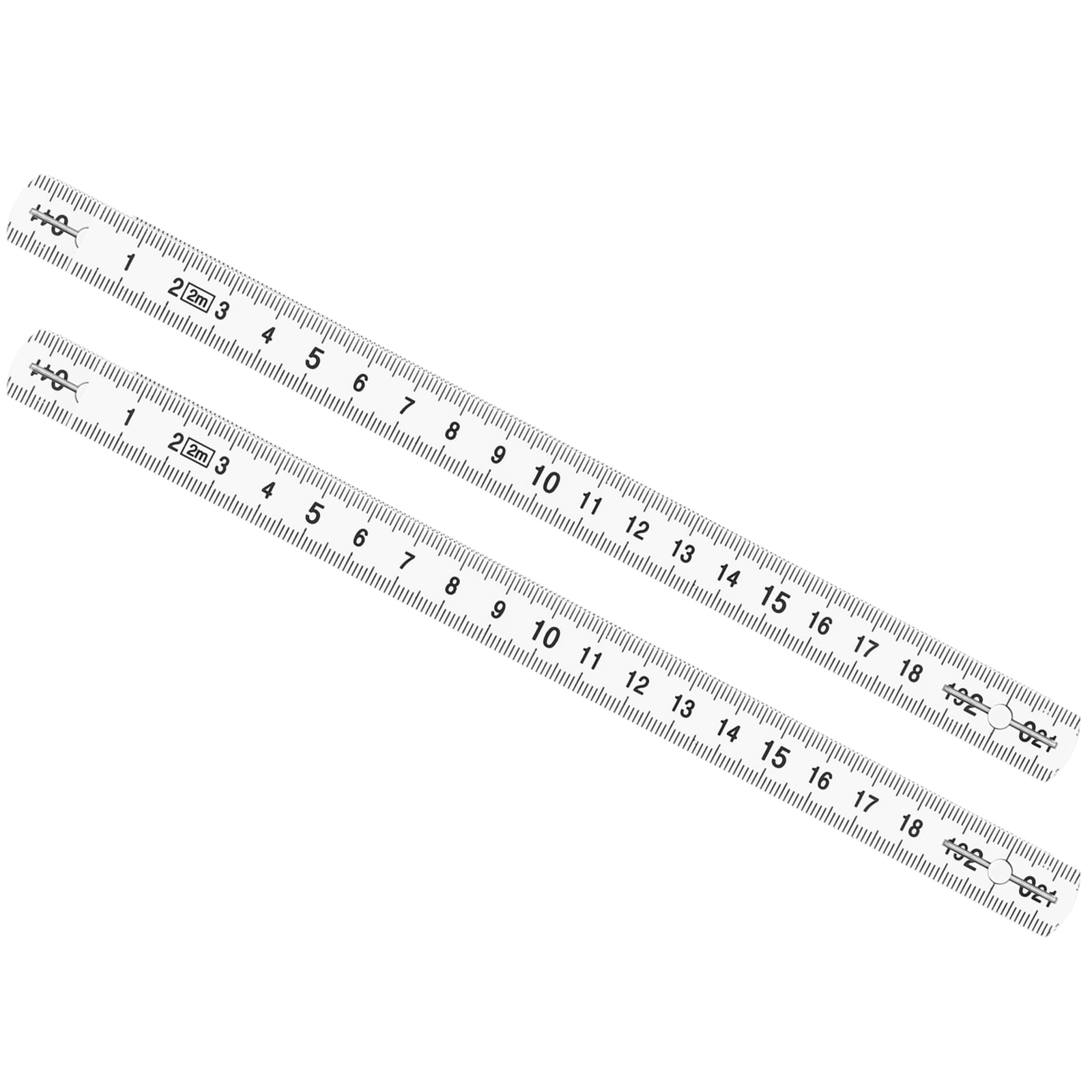HOMEMAXS 2 Pcs Waist Measuring Tape Square Folding Ruler Student ...