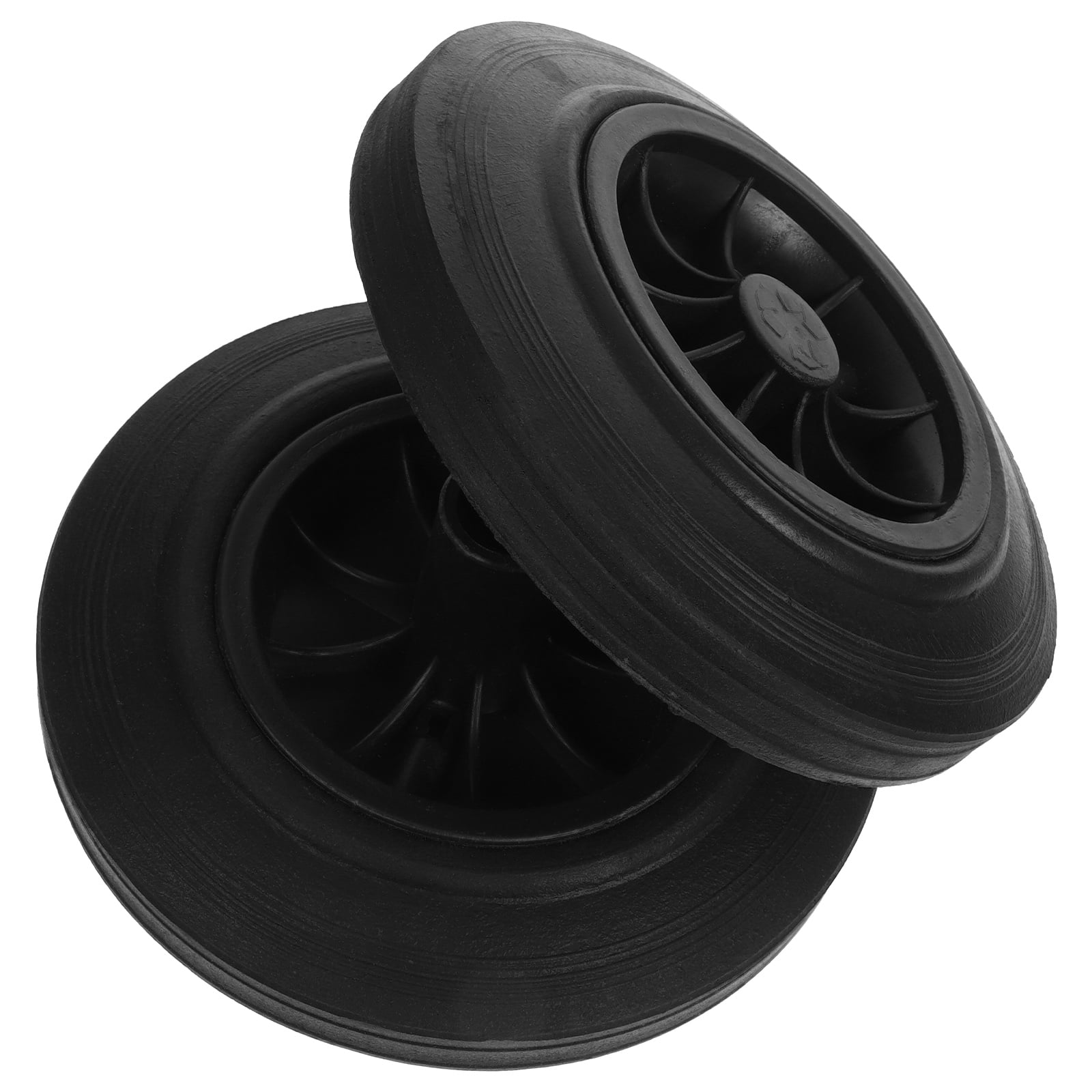 HOMEMAXS 2 Pcs Wheels Dual Trash and Recycling Bin Sanitation Can ...