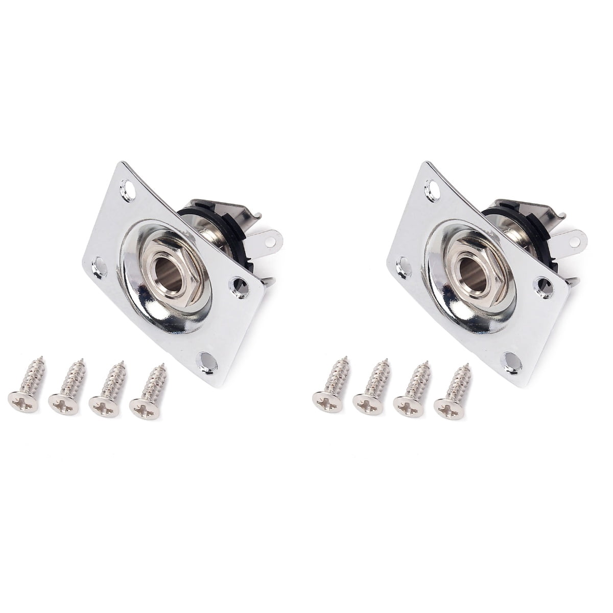 HOMEMAXS 2 Pieces Copper Socket Guitar Pickup Jack Installation ...
