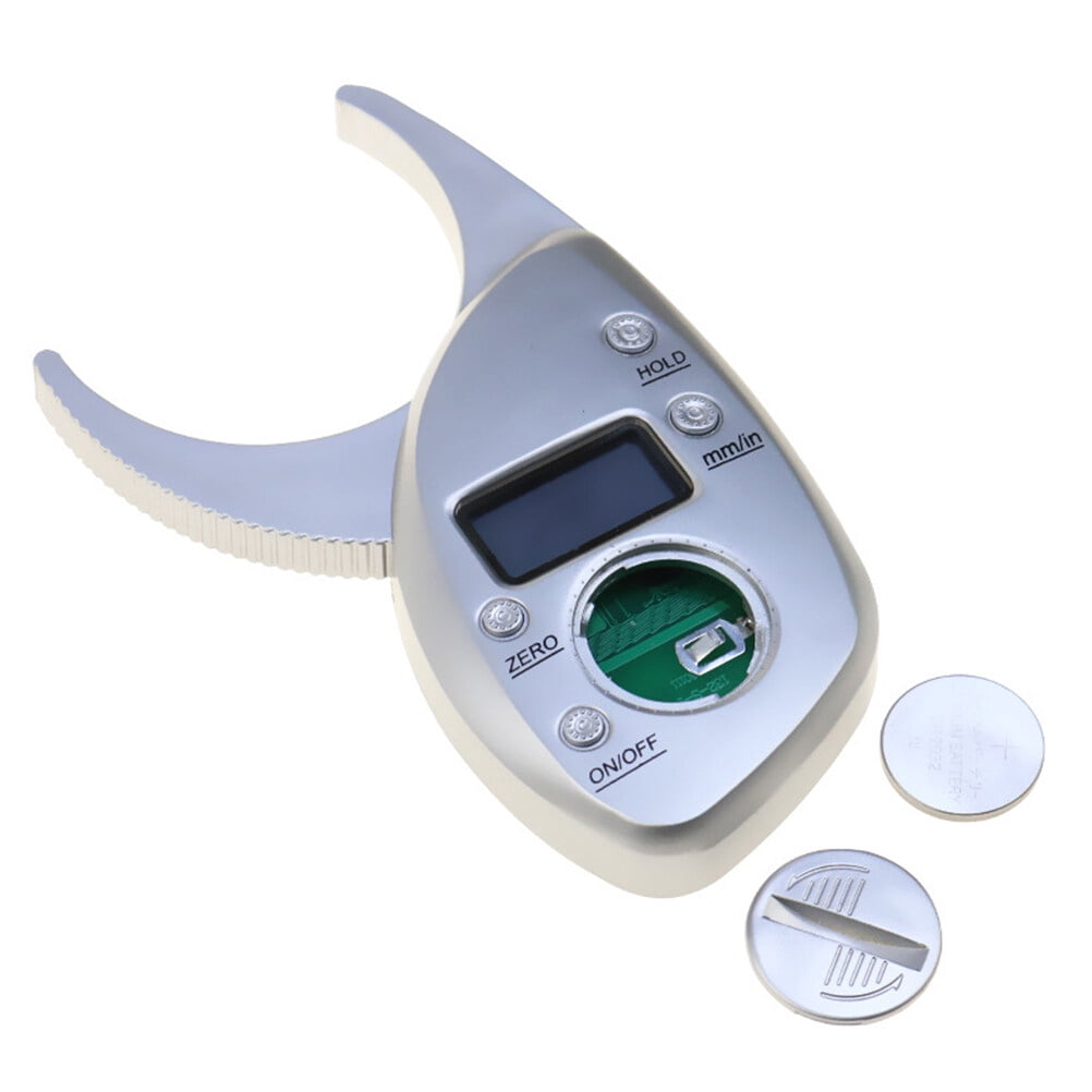 HOMEMAXS 2 Pieces Measure Measuring Fat Caliper Digital Display Tool ...