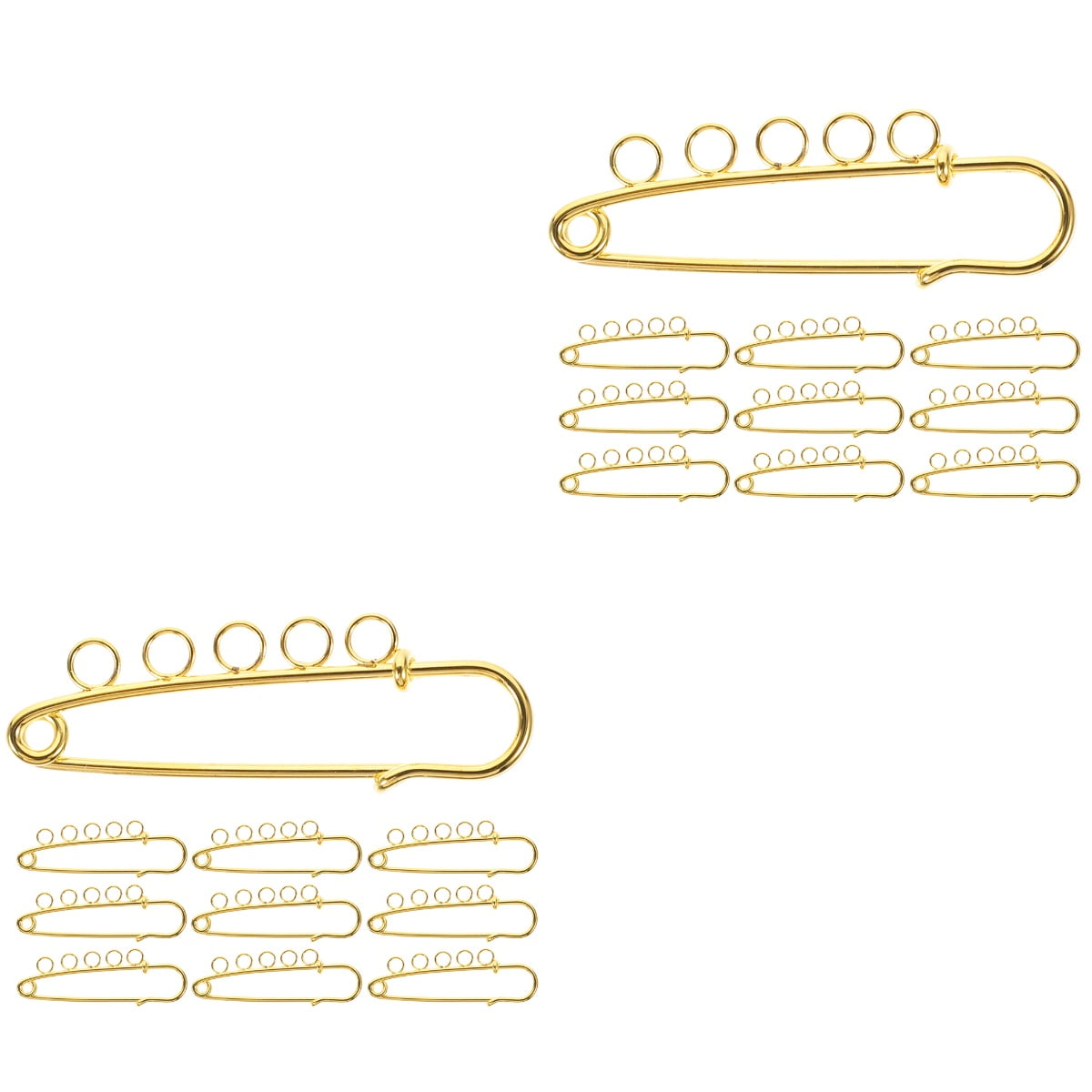 HOMEMAXS 2 Pieces Safety Pin Fastener Hole Boutonniere Pins Quilting ...