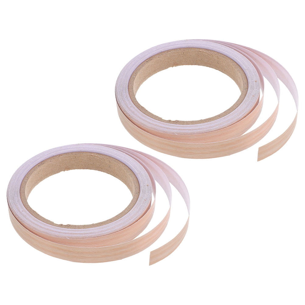 2 Roll Wood Grain Pattern Edge Banding Tape Self-Adhesive Trim for ...