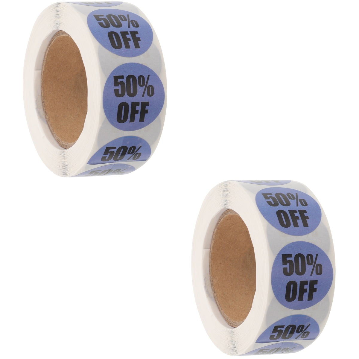 HOMEMAXS 2 Rolls Circle Percent Off Decals Small Discount Stickers ...