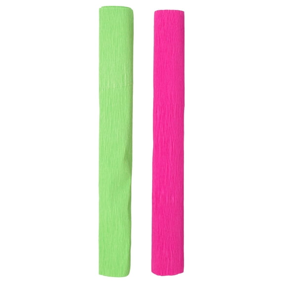 HOMEMAXS 2 Rolls Colorful Handmade Crepe Paper Wrapping Cutter Tape ...