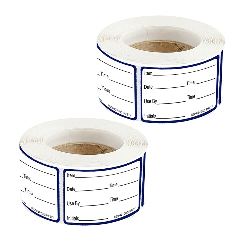 HOMEMAXS 2 Rolls Food Freezer Sticker Refrigerator Labels Date ...