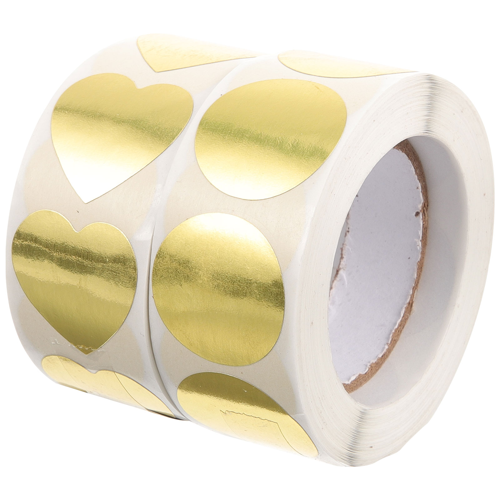 HOMEMAXS 2 Rolls Golden Sealing Sticker Label Stickers Labels Round ...