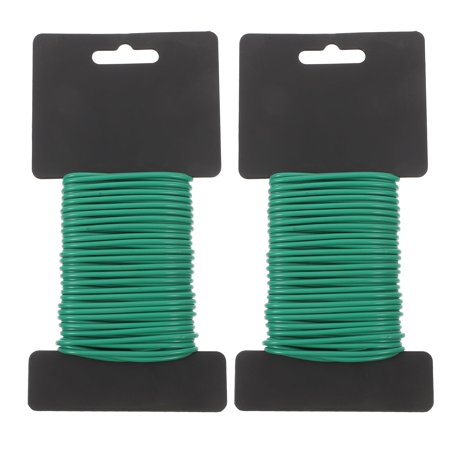 HOMEMAXS 2 Rolls Of Green Garden Wire For Plants Flexible Plant Ties ...