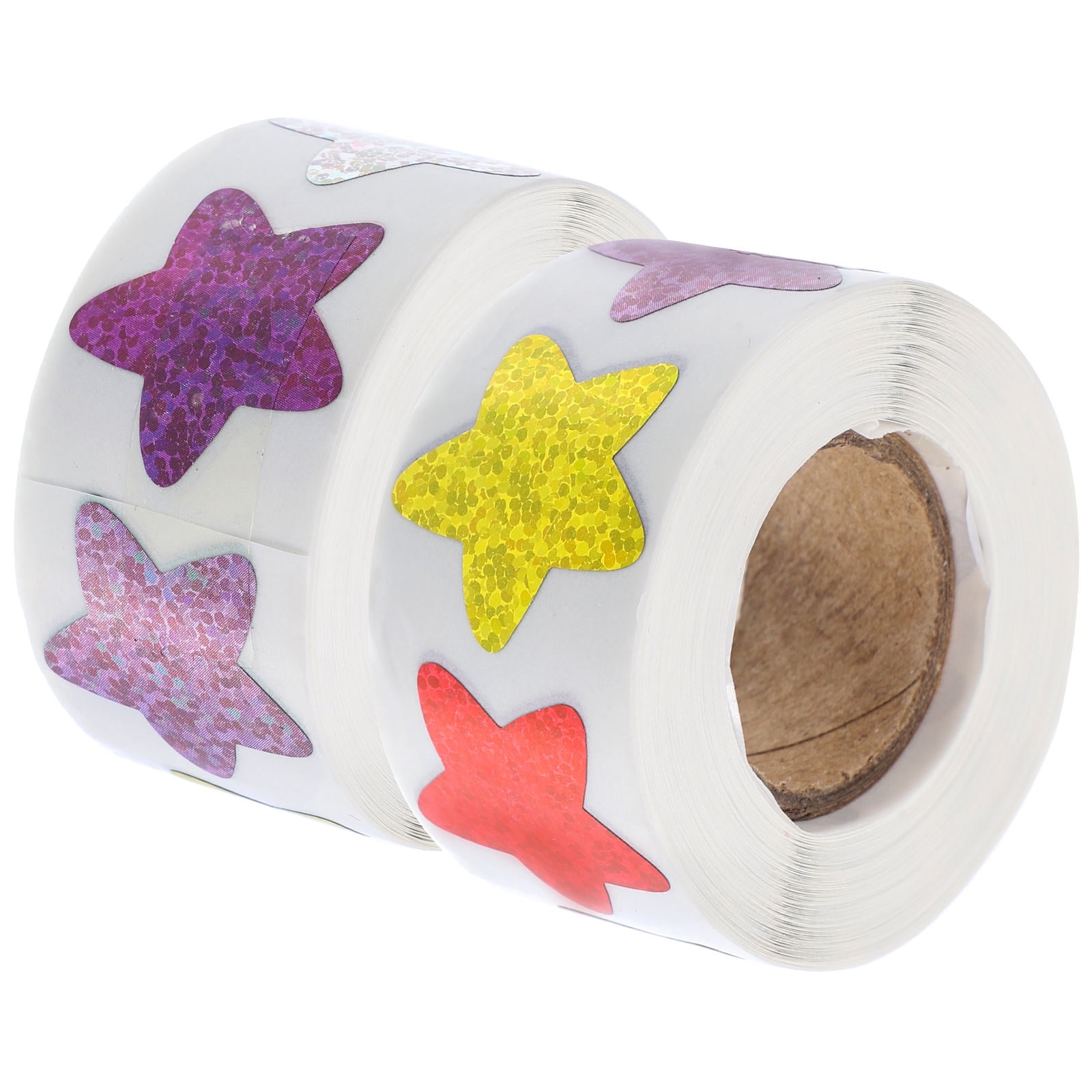 MLINS 2 Rolls Pentagram Shaped Sticker Decorative Award Delicate Reward ...