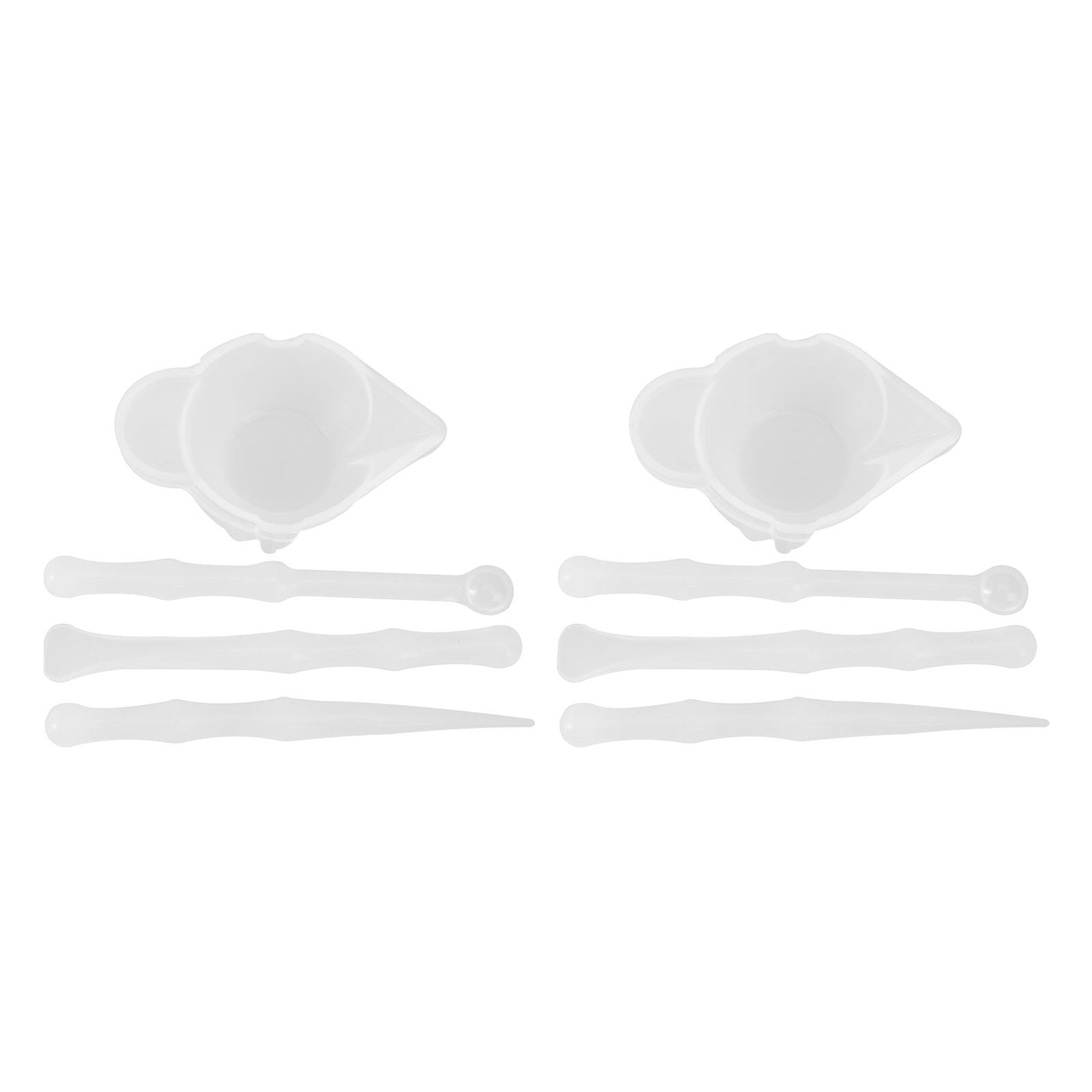 HOMEMAXS 2 Set Glue Tool Different Mixing Sticks Pigment Cups - Walmart.com
