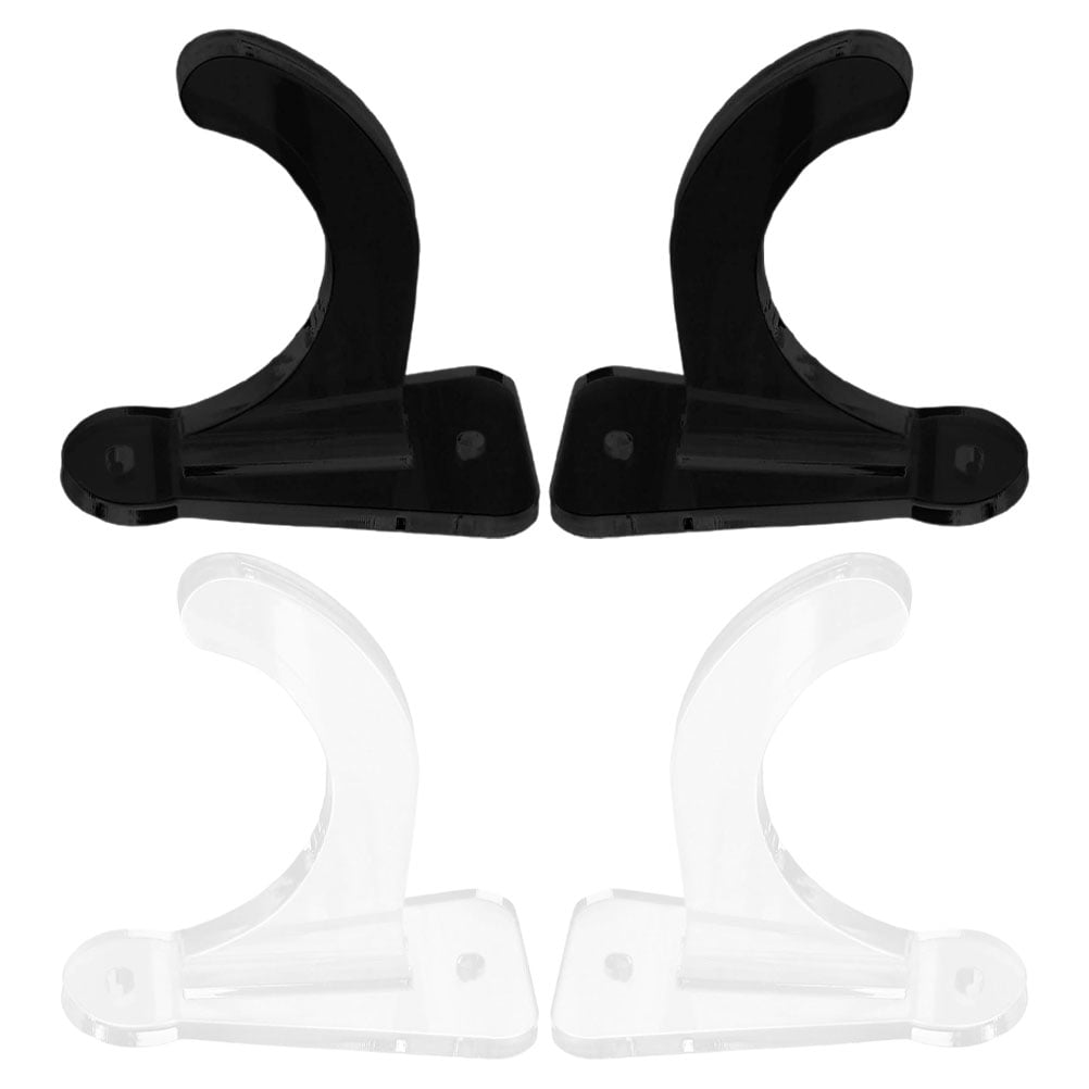 HOMEMAXS 2 Sets Acrylic Baseball Bat Holders Wall Mount Horizontal ...