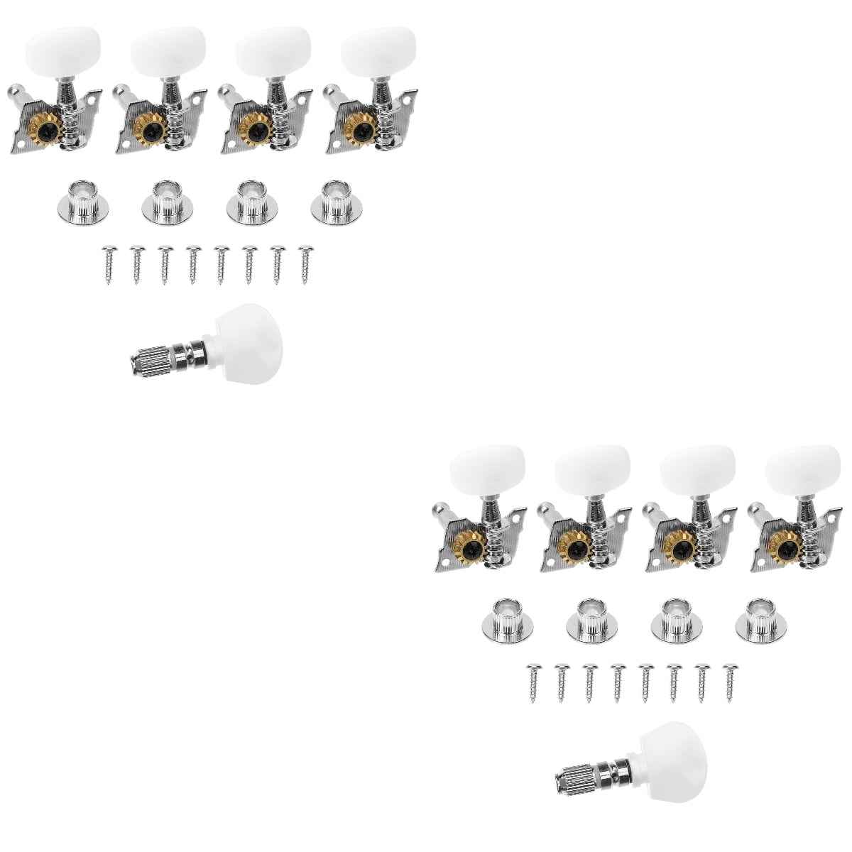 HOMEMAXS 2 Sets Banjo Tuning Pegs Tuners String Key Banjo Parts ...