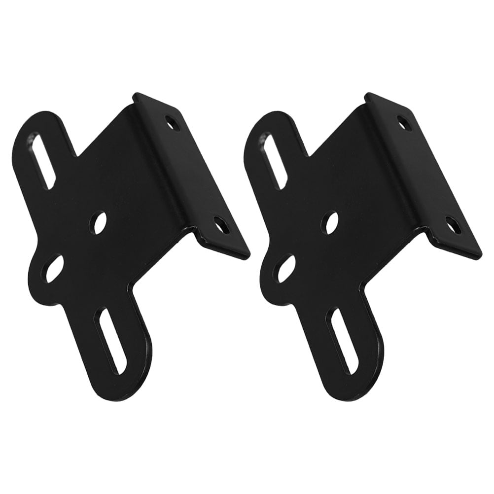 2 Sets Bicycle Reflector Clips Rack Holders Metal Brackets Support ...