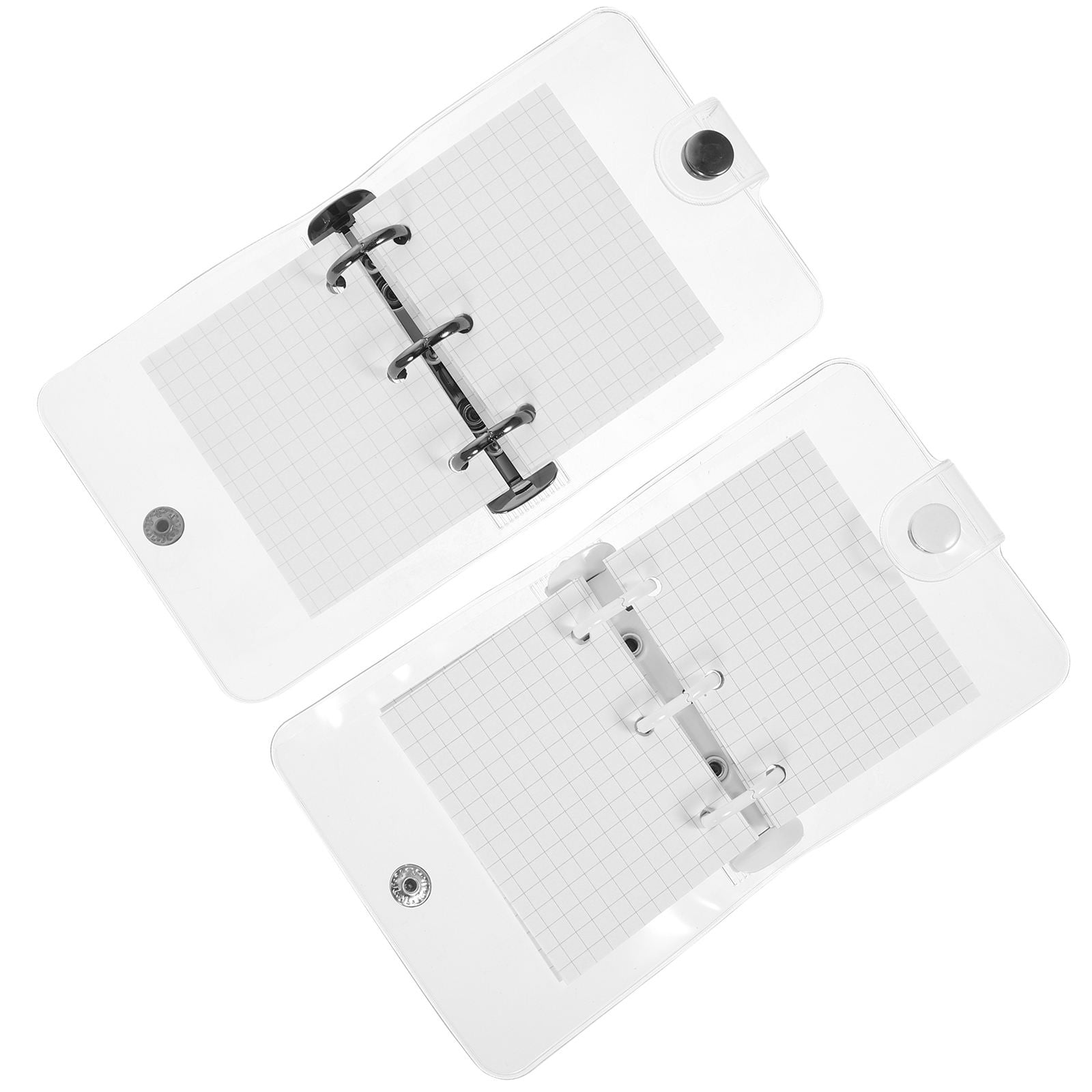 2 Sets Binder Ledger Leaf Mini Notepads Small Notebook Scrapbooking ...