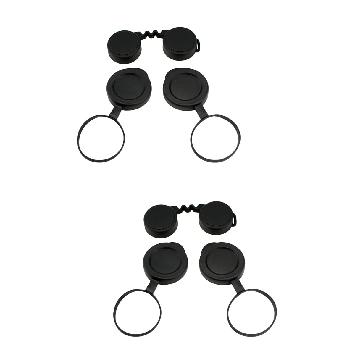 HOMEMAXS 2 Sets Binocular Objective Lens Caps Rubber Objective Lens ...