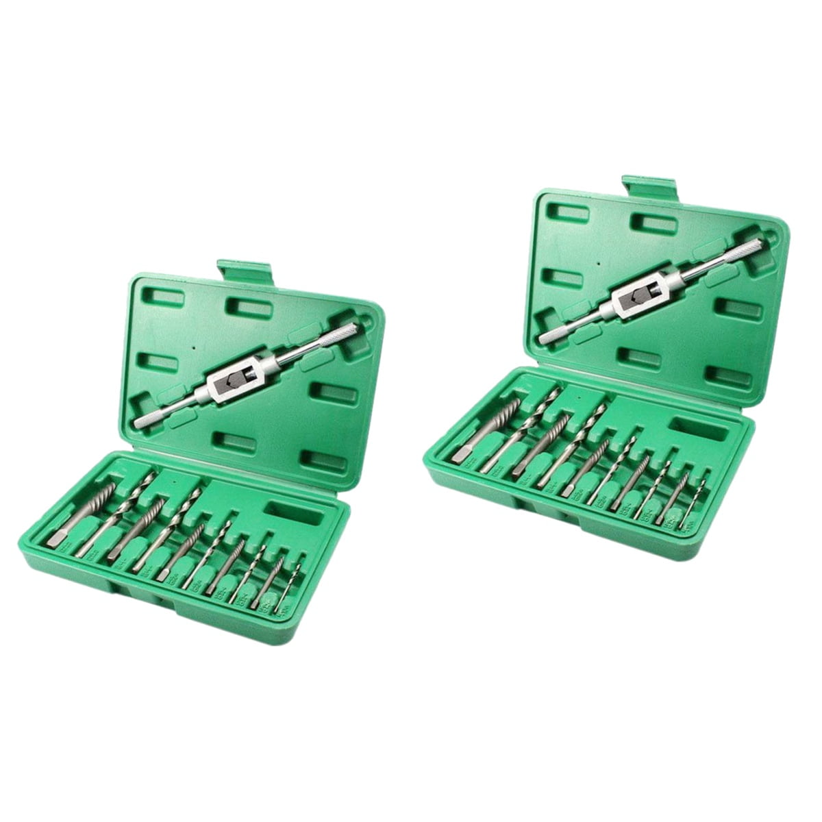 2 Sets Bolt Extractor Kit Stripped Screw Removal Tool Damaged Bolt ...