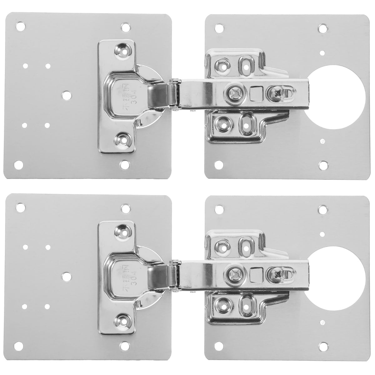 HOMEMAXS 2 Sets Cabinet Hinge Furniture Hinge Partial Overlay Kitchen ...
