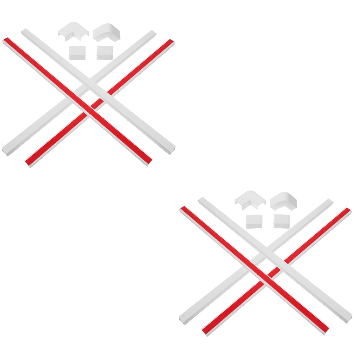 HOMEMAXS 2 Sets Cable Concealer Cord Hider Cable Runner Wire Channel ...