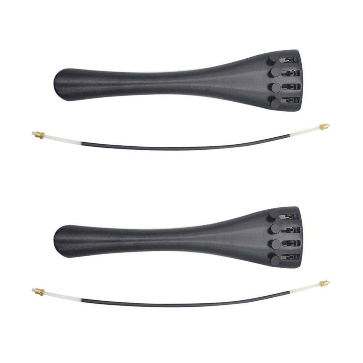 HOMEMAXS 2 Sets Cello Tailpiece 4-hole Replacement Cello Tailpiece ...