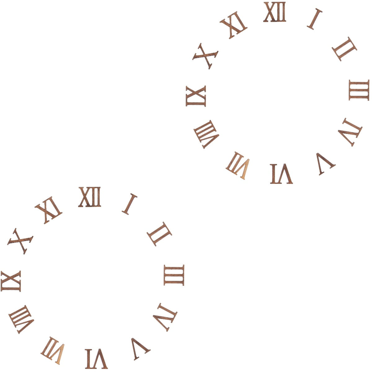 2 Sets Clock Number DIY Clock Numbers Replacement Wall Clock Numbers ...